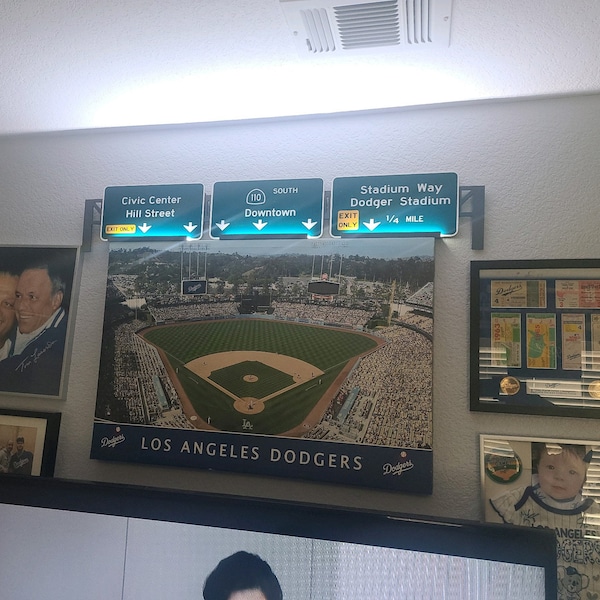 Dodger Stadium Freeway Sign Replica: LED Remote Control Version - Etsy