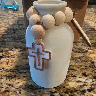 Christening Guest Favors, Personalized Mini Wooden Rosary Favor Baptism ...