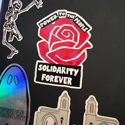 Solidarity Forever Sticker Solidarity Marxism Leftist - Etsy