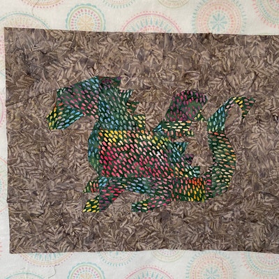 Land of Magic Dragon PDF Paper Piecing Pattern - Etsy