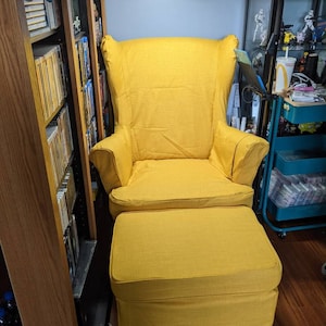 Strandmon Cover, Ikea Strandmon Wing Chair Cover, Strandmon Slipcover ...