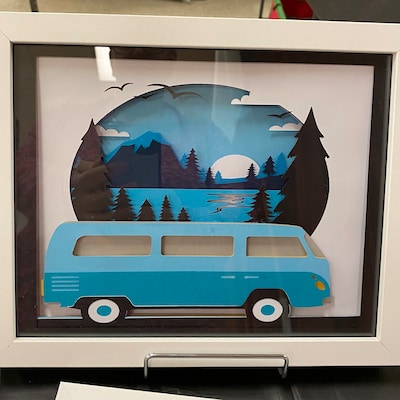 3D Custom Map Shadow Box, City Map 3D SVG, Personalized Map, Layered ...