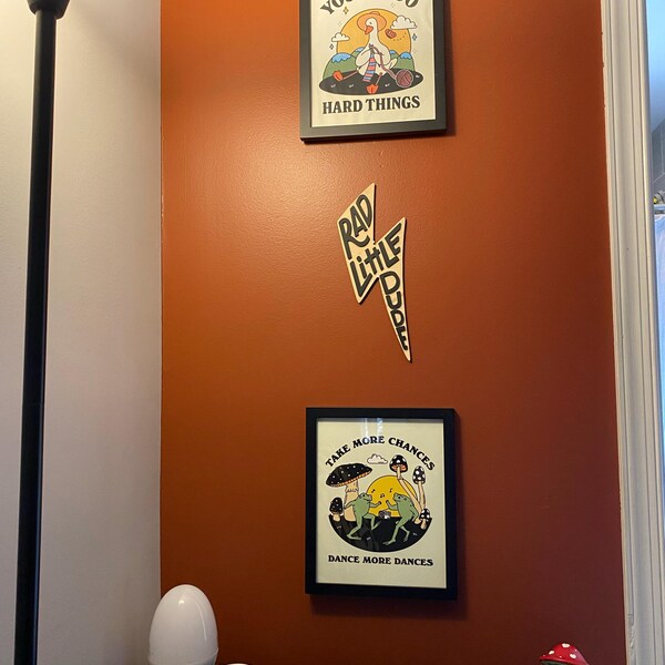 Happy Face Sign Rad Smiley Sign Wall Decor Retro Decor Childrens Room ...