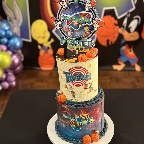 Baby Space Jam Cake Topper / Baby Space Jam Party Decorations / Baby ...