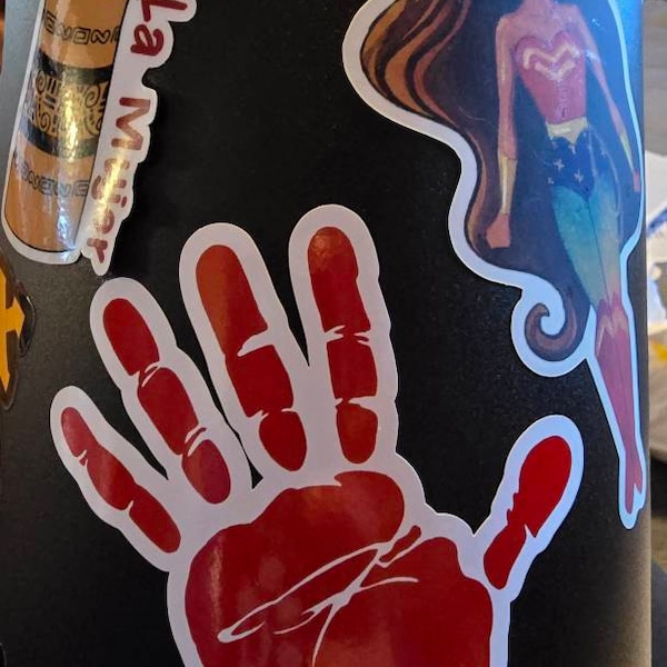 Red Hand Indigenous Strong Native American Women Gift Sticker - Etsy