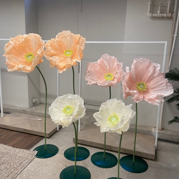 Extra Large Paper Flowers - Giant Paper Flowers - Big Paper Flowers ...