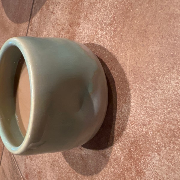 Sand N Sea Beachy Mugs; Ocean Waves Drippy Ceramic Pottery Handmade ...