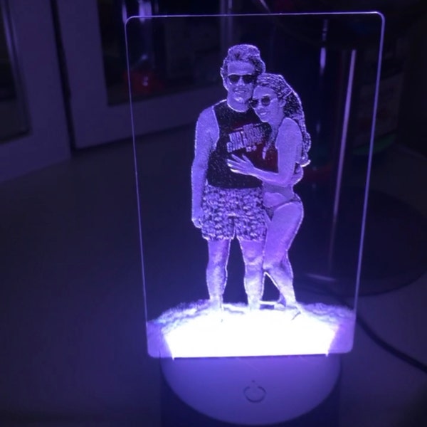 Personalized LED Lamp With Your Photo. Custom Christmas Gift. - Etsy