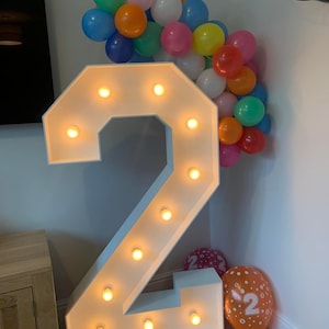 Light up Numbers, Birthday Numbers, Giant Event Numbers, Large Lighted ...