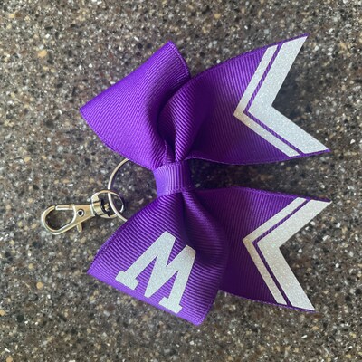 Matching Set Cheer Bow large & Keychain - Etsy