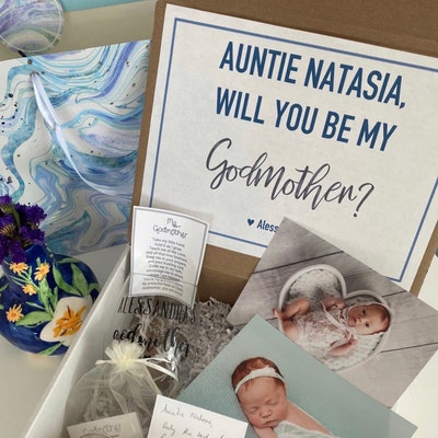 Godmother Gift Godmother Box Godmother Proposal Personalized Godmother ...