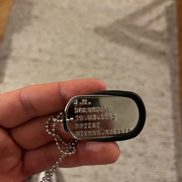 Personalized Dog Tags Gift for Men Military Style US Army Custom Dog ...