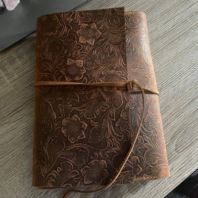 Personalized Leather Cover Case for A5 Bullet Journal Rustic Real ...