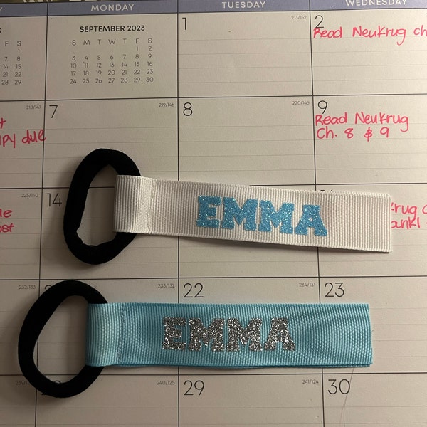 Pom Pom Tags - Set of 2 - Cheer - Cheerleader - Name - Personalized ...