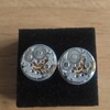 Movable Cufflinks Winding Working Watch Mechanism Cuff Link Steampunk ...