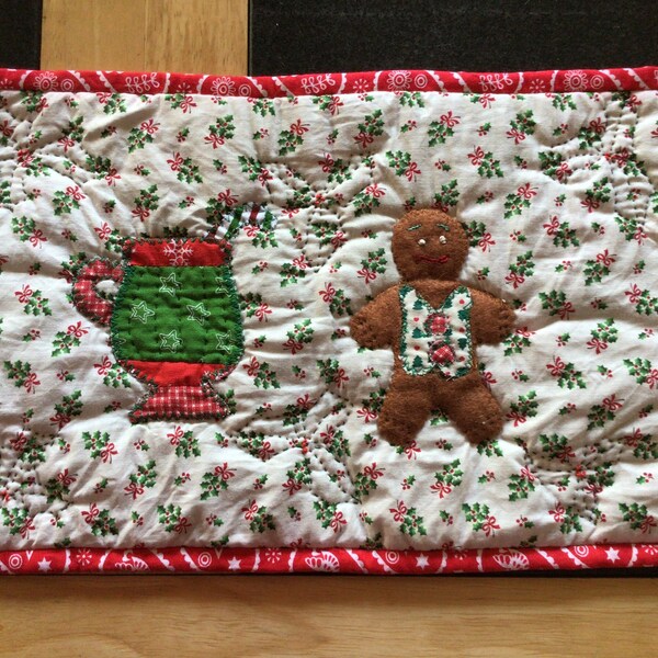 Gingerbread Cup Mug Rug Pattern - Etsy