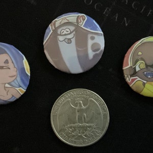 Splatoon Callie and Marie Buttons set or Pick 1 - Etsy