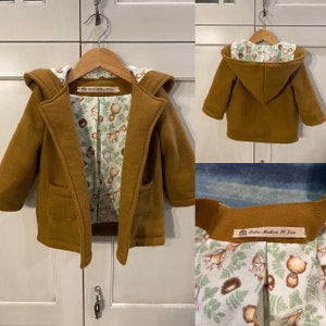 Pixie Hooded Coat PDF Sewing Pattern - Etsy UK