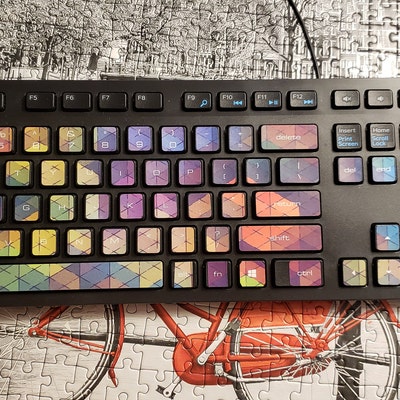 Mechanical Keyboard Vinyl Decal Kit Cherry MX Keycaps PC Vinyl Decals ...