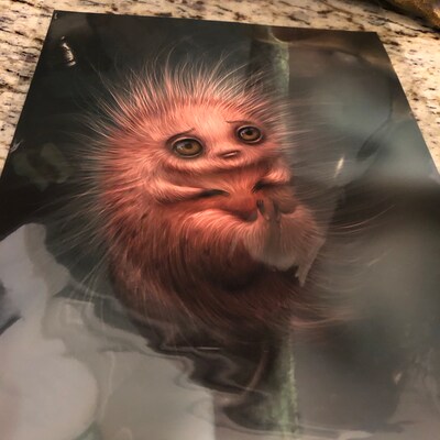 Spooky Bog Creature Creepy Cute Dark Art Fantasy Illustration Horror ...