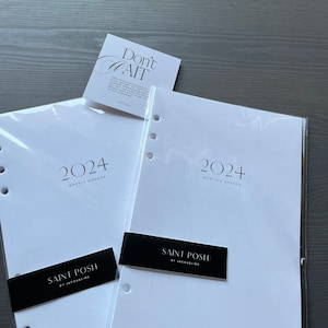 Lined Notes PRINTED Planner Inserts & Agenda Refill A5 / Personal ...