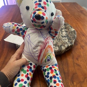 Memory Bear Pattern, Keepsake Bear Sewing Pattern, Teddy Bear, Stuffed ...