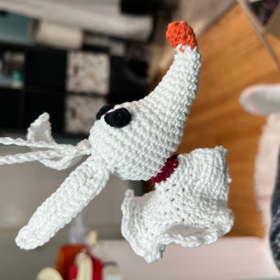 Ghost Dog Crochet Pattern. Amigurumi Spirit of Halloween Hound Crochet ...