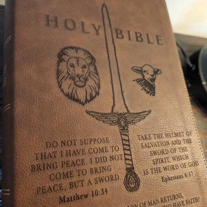 Engraved Bible Personalized Bible Custom Laser Engraved - Etsy