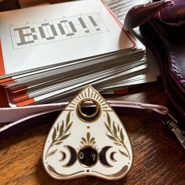 Witchy Row Counter Pin Hard Enamel Pin Knitters Flair - Etsy