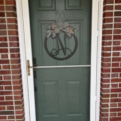 Autism Awareness Door Wreath Autism Mom Front Door Wreath Puzzle Wreath ...