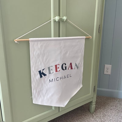 Custom Colorful Name Banner Custom Pennant Personalized Name Wall ...