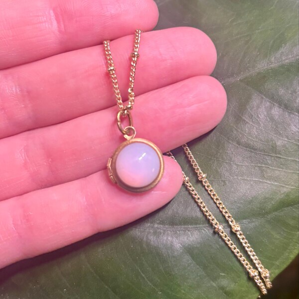 Gold Locket Necklace · Custom Photo Lockets · Gift for Her · Minimalist ...