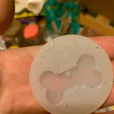 Cute Bone Shape Silicon Mold Cabochon 1pcs Silicone Mold Pendant Resin ...