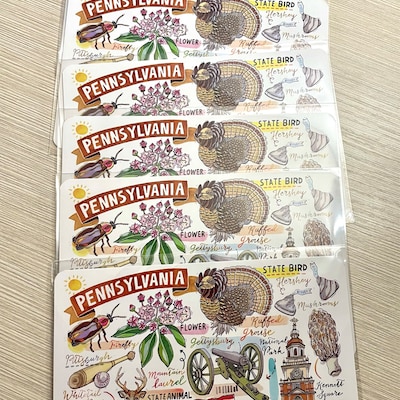 Pennsylvania State Postcard. - Etsy