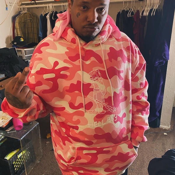 Lil Peep Pink Oversize Hoodie %100 Cotton - Hell Boy Hoodie - Lil Peep ...