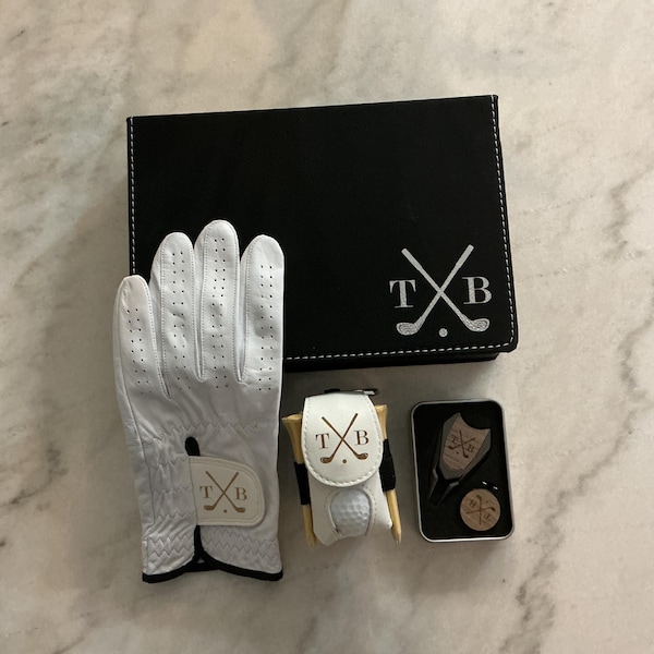 Personalized Golf Gift Set, Gift Set for Golfer, Golf Balls, Golf Bag ...