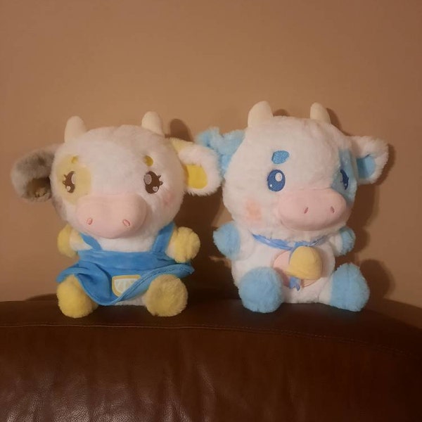 Sunshine the Lemon Cow Plush Kawaii Gift for Kids Cottagecore Stuffed ...