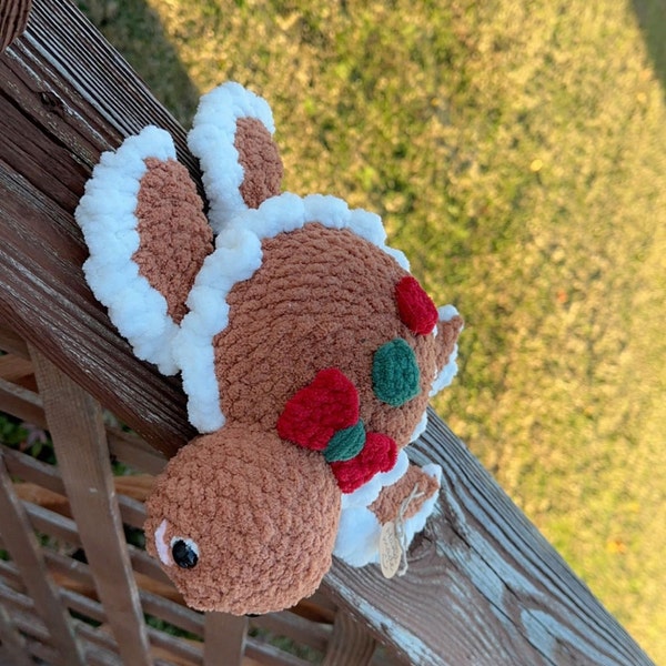 Gingerbread Turtle Pattern Crochet PDF Download Beginner Friendly ...