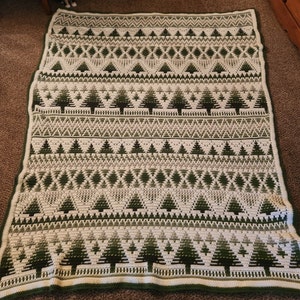 Berber Afghan Overlay Mosaic Crochet PATTERN ONLY Digital Download - Etsy