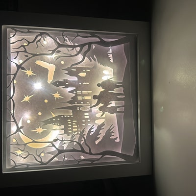 Herbology Lightbox SVG, Wizard School Lightbox SVG, Magic Shadow Box 3D ...