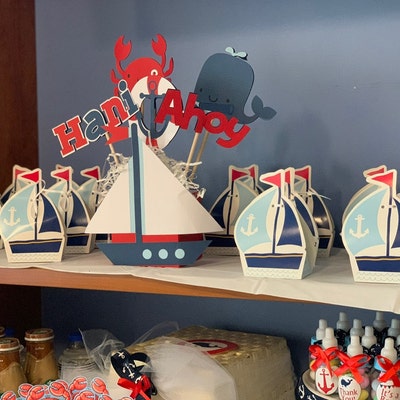 Nautical Baby Shower Centerpiece - Etsy