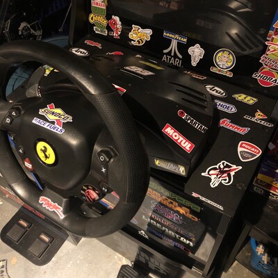 FREE SHIPPING 100 Racing Decals Stickers Drag Race Nascar High Quality ...