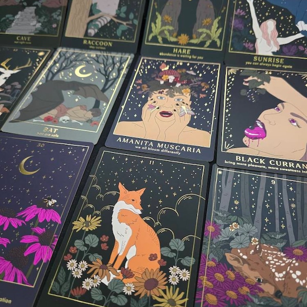 Forest Tales Oracle Deck - Moon Witch Series - Etsy