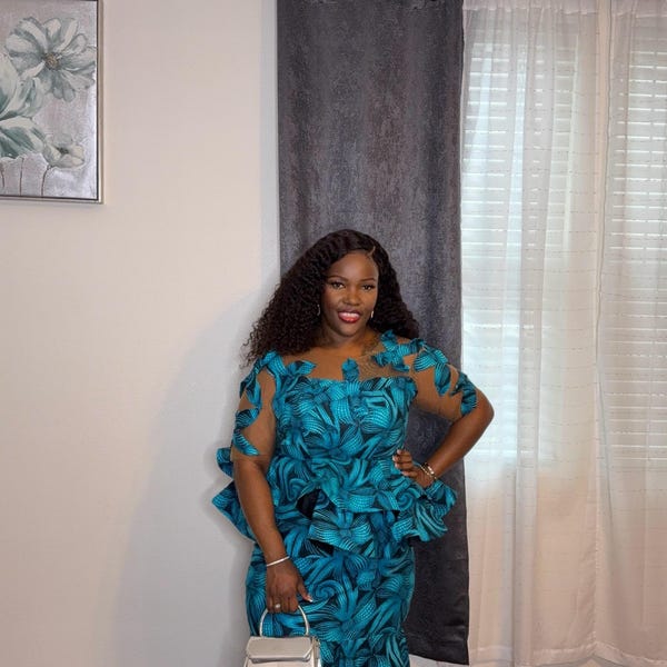 Bubu, Adire Dress, Adire Bubu, African Adire Wear, African Kaftan ...