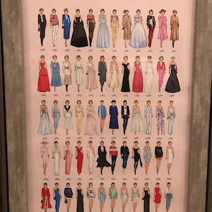 Princess Diana Fashion Infographic in Princess Pink - Etsy