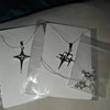 Matching Twin Star Necklace Set | Two Piece Matching Silver Necklace ...