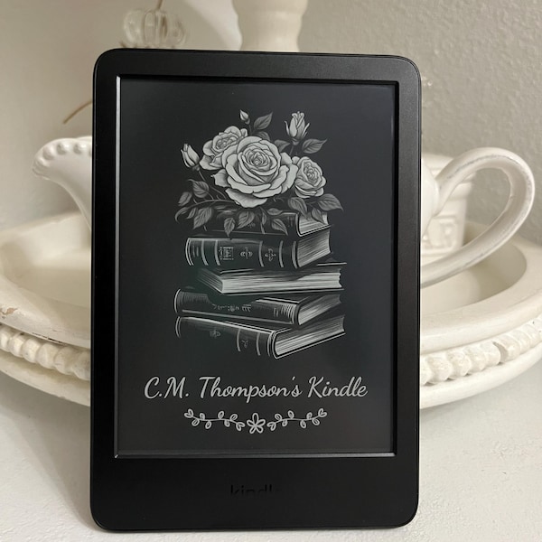 YOUR NAME Personalized Kindle Lock Screen, Wallpaper for Kindle ...