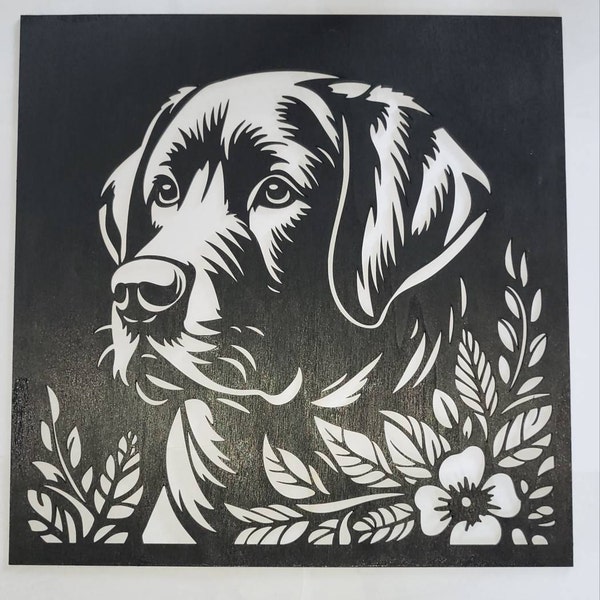 3 SVG Labrador Retriever Wall Decor Digital Templates Instant Download ...