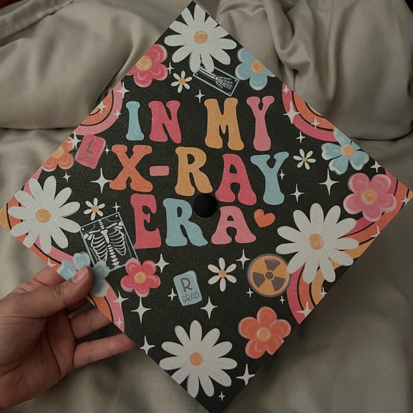 READY TO SHIP Xray R.T(R) Graduation Cap Topper - Radiography Rad Tech ...