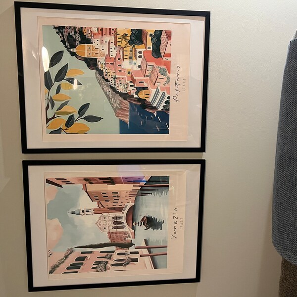 Italy Prints Set of 6 PRINTABLE Wall Art, Positano Amalfi Venice Rome ...